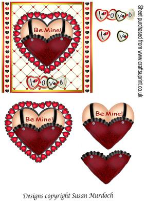 Saucy Valentine's Day Card - CUP175238_489 | Craftsuprint