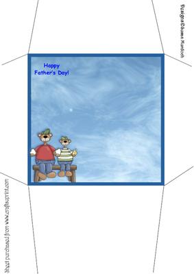 Father's Day Envelope (dad & Son) - CUP82915_489 | Craftsuprint