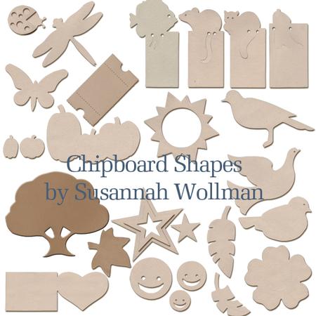 Chipboard Shapes - CUP198037_982 | Craftsuprint