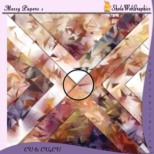 Messy Papers 1 (12x12) - CUP1024314_2329 | Craftsuprint