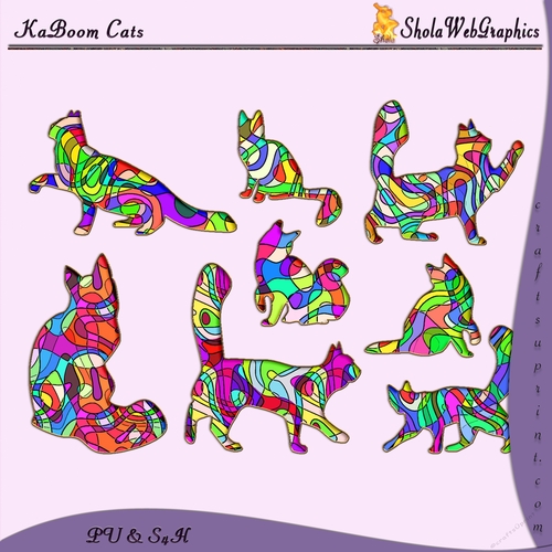 KaBoom Cats - CUP1132282_2329 | Craftsuprint