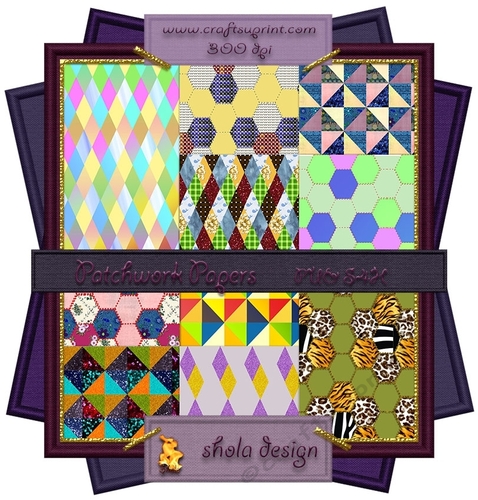 Patchwork Papers - CUP715123_2329 | Craftsuprint