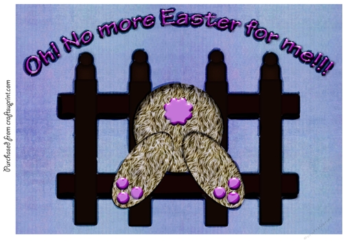 Anti Easter Grunge Card A4 - CUP774638_2329 | Craftsuprint
