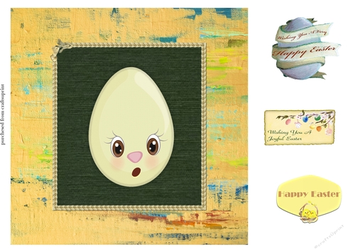 Easter Egghead 11 Quick Card - CUP941362_2329 | Craftsuprint