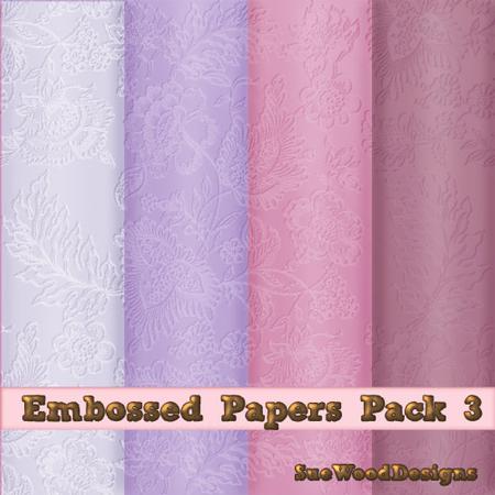 Embossed Paper Pack 12x12 Inches Commercial Use - CUP333370_927 ...