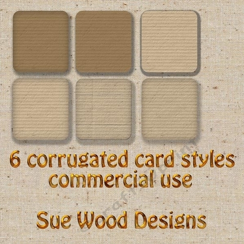 Corrugated cardboard styles for Photoshop - CUP805623_927 | Craftsuprint