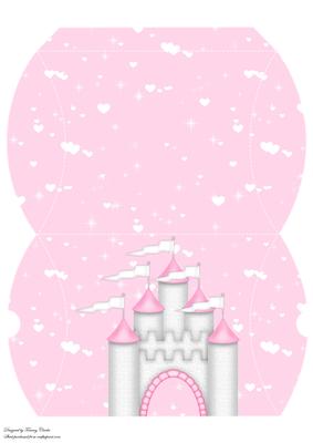 Pretty Princess Castle Pillow Box - CUP537323_1873 | Craftsuprint
