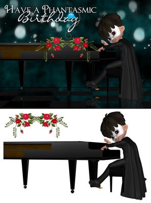 Phantom of the Opera Birthday Card - CUP339773_1446 | Craftsuprint