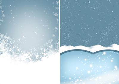 Two Christmas Winter Ice Flow Backgrounds - CUP371396_1446 | Craftsuprint