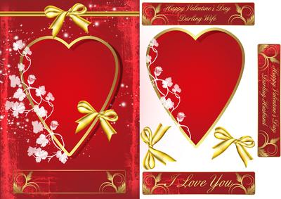 Valentine's Day Greeting Card with Sentiments - CUP384915_1446 ...