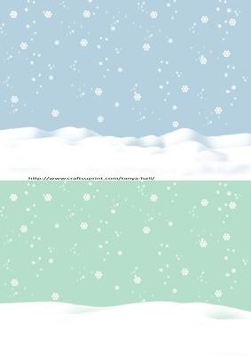 Two Pastel Hued Christmas Snow Backgrounds - CUP442784_1446 | Craftsuprint