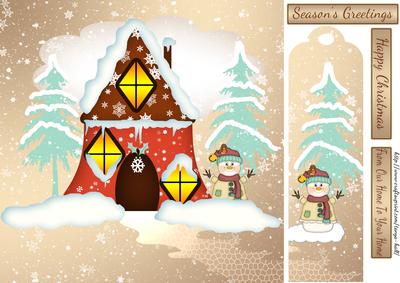 Christmas Scenery Topper and Bookmark - CUP451332_1446 | Craftsuprint