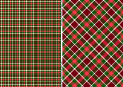 Two Tartan / Plaid Christmas Backgrounds - CUP473893_1446 | Craftsuprint