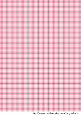 Plaid / Tartan Pink Background Sheet - CUP515433_1446 | Craftsuprint