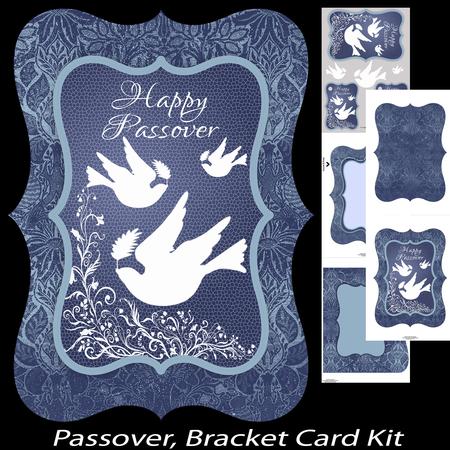 Passover Dove Bracket Card Kit - CUP531543_1446 | Craftsuprint