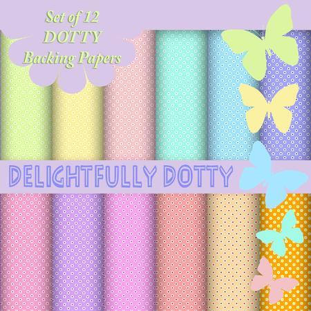 Delightfully Dotty Backgrounds - CUP534387_1446 | Craftsuprint