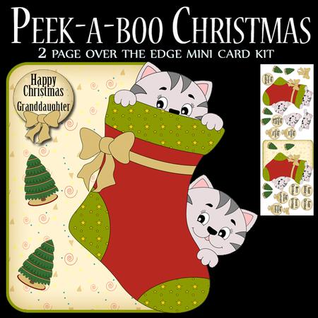 Peek-a-boo Over the Edge Mini Christmas Card Kit - CUP578847_1446 ...