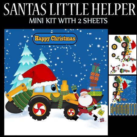 Santa's Little Helper Mini Card Kit with Jcb Digger - CUP584069_1446 ...