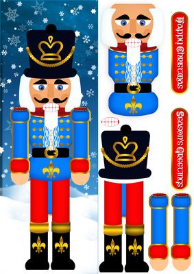Nutcracker Soldier Christmas Step by Step Large Dl - CUP584764_1446 ...