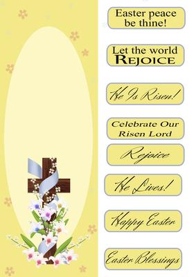 Large Dl Easter Insert - CUP597830_1446 | Craftsuprint