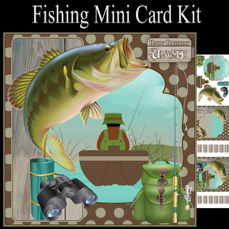 Fishing Mini Card Kit Birthday or Father's Day - CUP599085_1446 ...