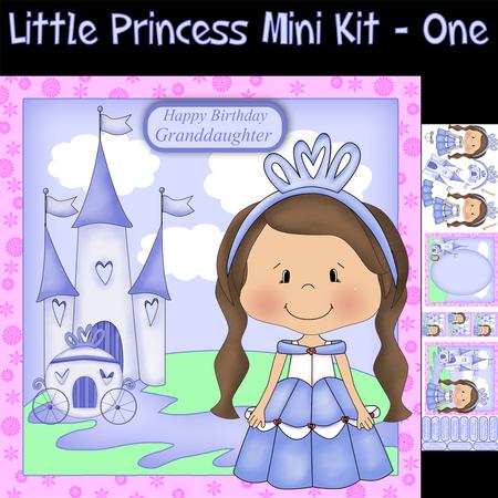 Little Princess Mini Card Kit - Two - CUP608746_1446 | Craftsuprint