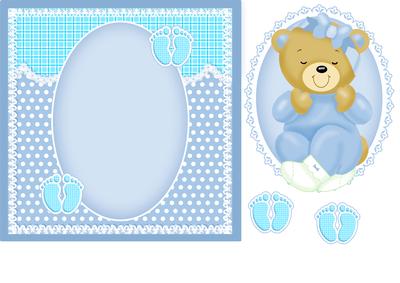 New Baby Boy Quick Card Insert - CUP623453_1446 | Craftsuprint