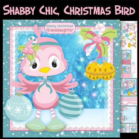 Shabby Chic, Christmas Bird Mini Kit - CUP639553_1446 | Craftsuprint