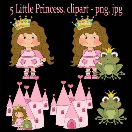 Little Princess Clipart Set - CUP647464_1446 | Craftsuprint
