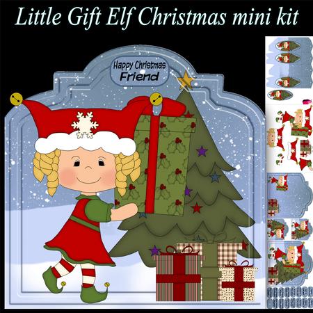 Little Gift Girl Mini Card Kit - CUP649402_1446 | Craftsuprint