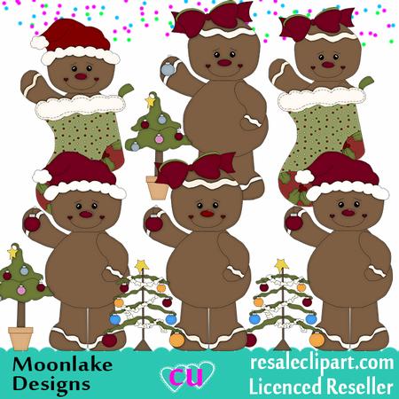 Christmas Gingerbread Friends - CUP651718_1446 | Craftsuprint