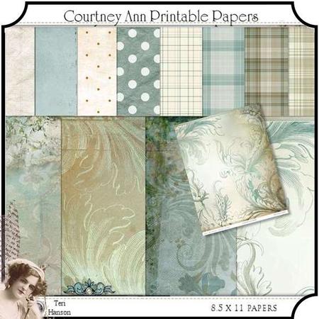 Courtney Ann Printable Papers - CUP604807_1966 | Craftsuprint