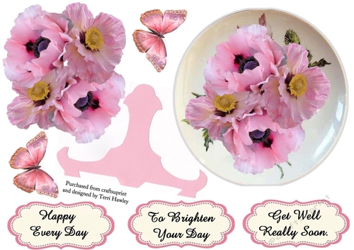 pretty poppies - CUP1179056_906 | Craftsuprint