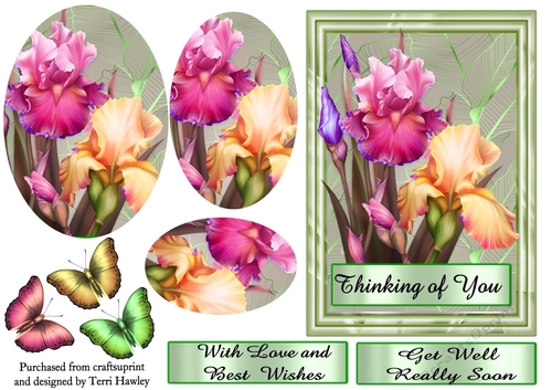 iris greetings - CUP1179057_906 | Craftsuprint