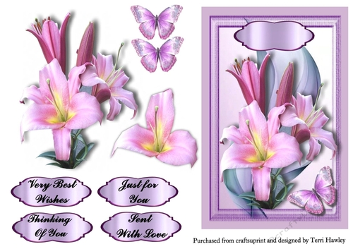 lily delight - CUP1352894_906 | Craftsuprint