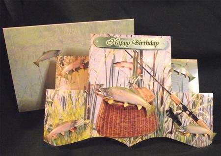 Fisherman Card - CUP259963_906 | Craftsuprint