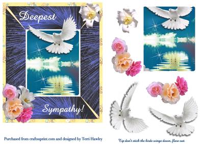 Sympathy Dove - CUP492696_906 | Craftsuprint
