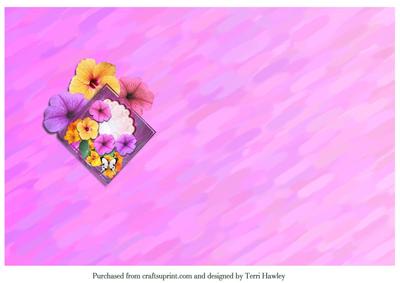 Greetings with Flowers Insert - CUP493341_906 | Craftsuprint