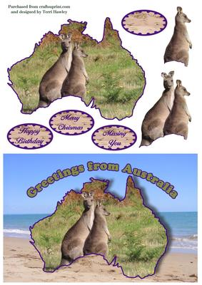 Greetings from Australia - CUP542468_906 | Craftsuprint