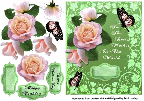 the best mother in the world green - CUP786112_906 | Craftsuprint
