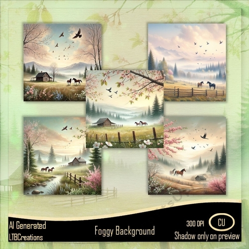 Foggy Background - CUP1353711_124286 | Craftsuprint