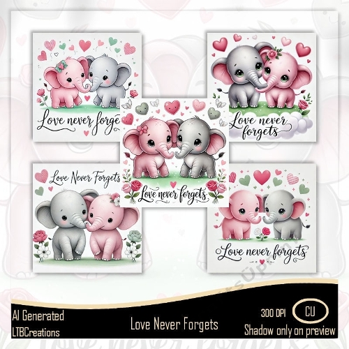 Love Never Forgets - CUP1356945_124286 | Craftsuprint