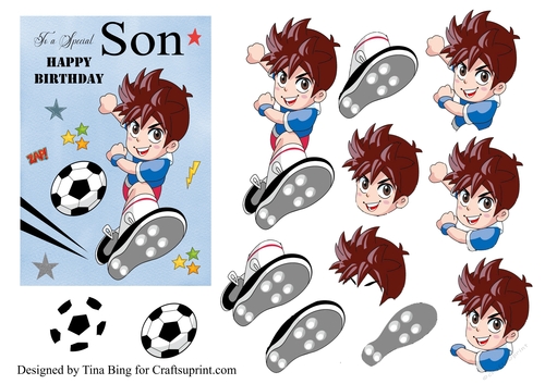 Football Son - CUP1170615_2738 | Craftsuprint