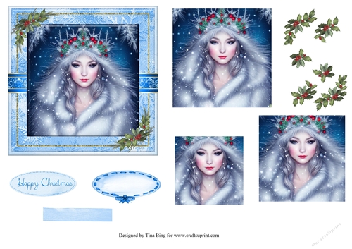 Christmas Snow Queen 2 - CUP1186639_2738 | Craftsuprint