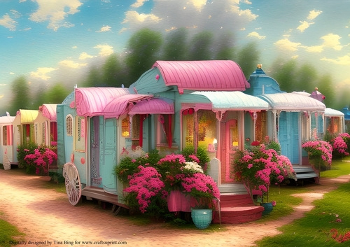 Romany Caravan 4 - CUP1189504_2738 | Craftsuprint