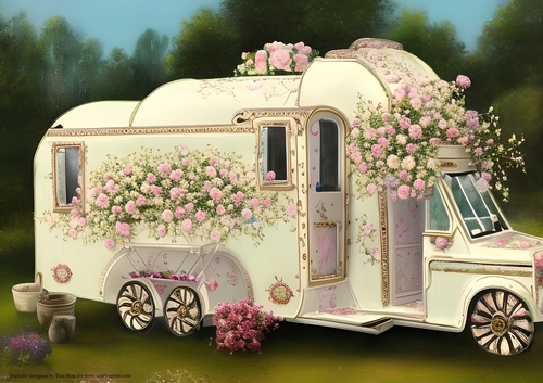 Pretty camper - CUP1190300_2738 | Craftsuprint