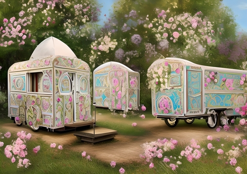 Ornate caravans - CUP1191211_2738 | Craftsuprint