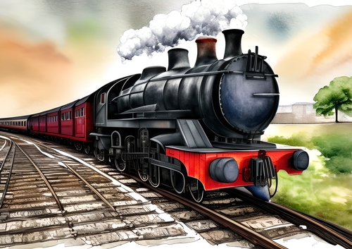 Steam train 4 - CUP1192090_2738 | Craftsuprint