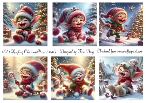 Christmas Pixies - CUP1290998_2738 | Craftsuprint