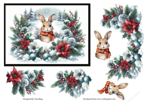 Peeping Rabbit - CUP1343498_2738 | Craftsuprint